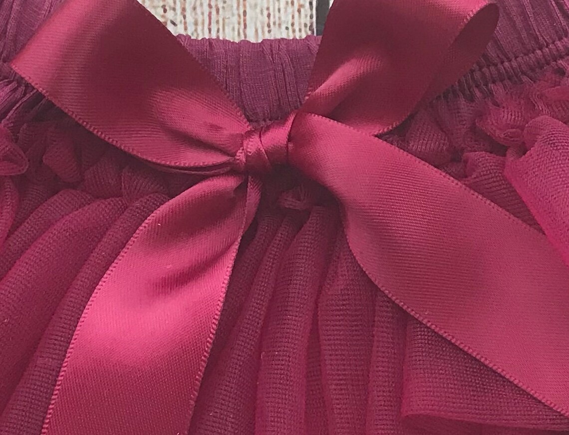 Baby Girl Maroon Tutu Wine Tutu Burgundy Tutu Bloomers | Etsy