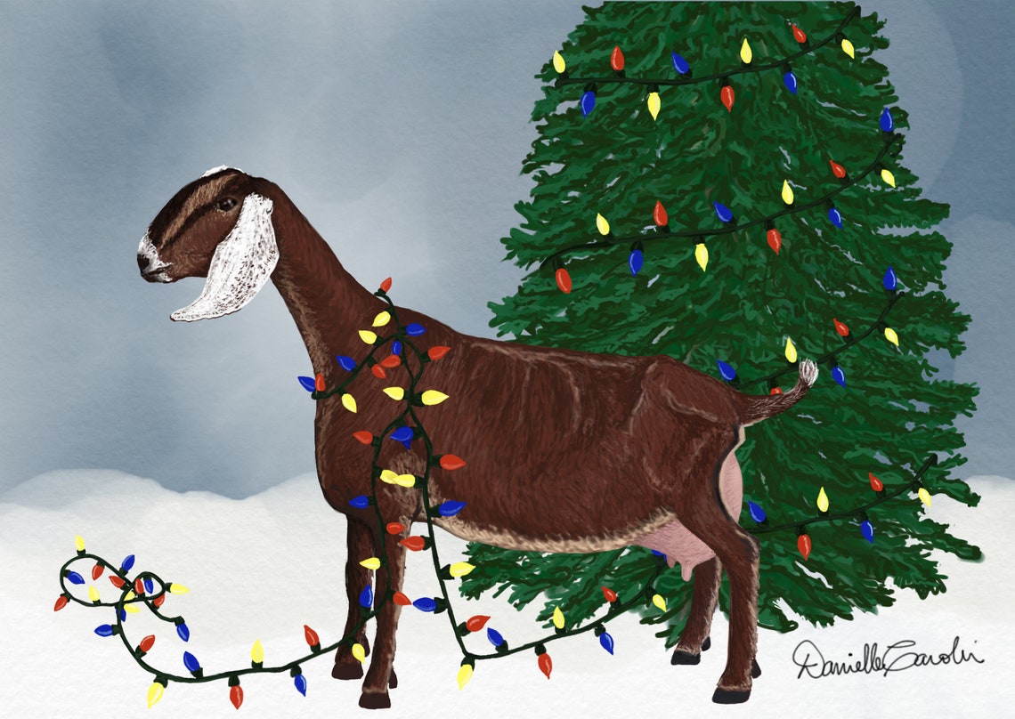 Farm Animal Christmas Card Set - Etsy