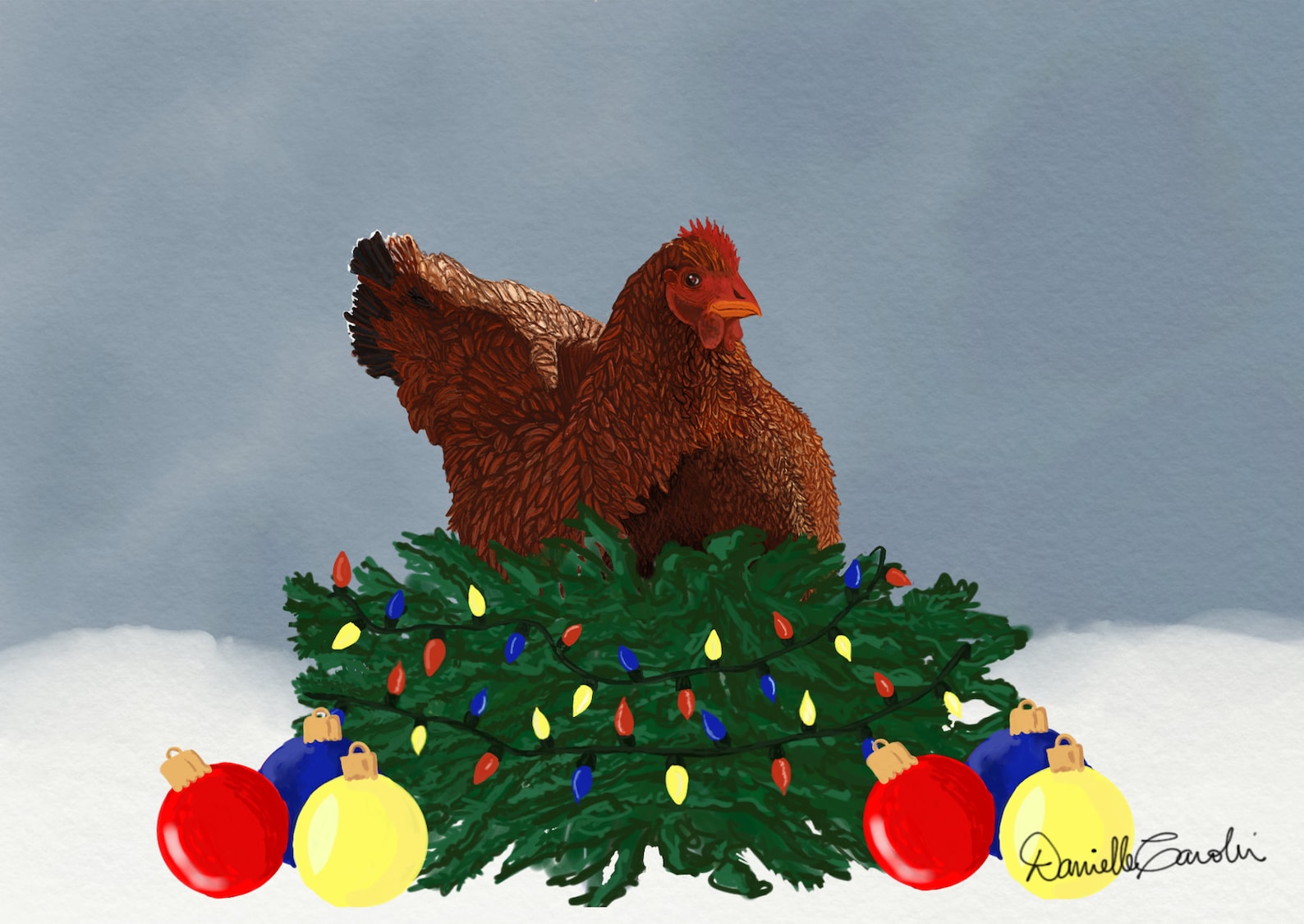 Farm Animal Christmas Card Set - Etsy