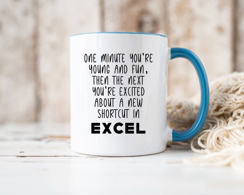 Excel Mug Gifts Funny Excel Mug Spreadsheet Lover - Etsy UK