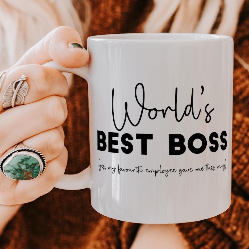Worlds Best Boss Mug - Etsy