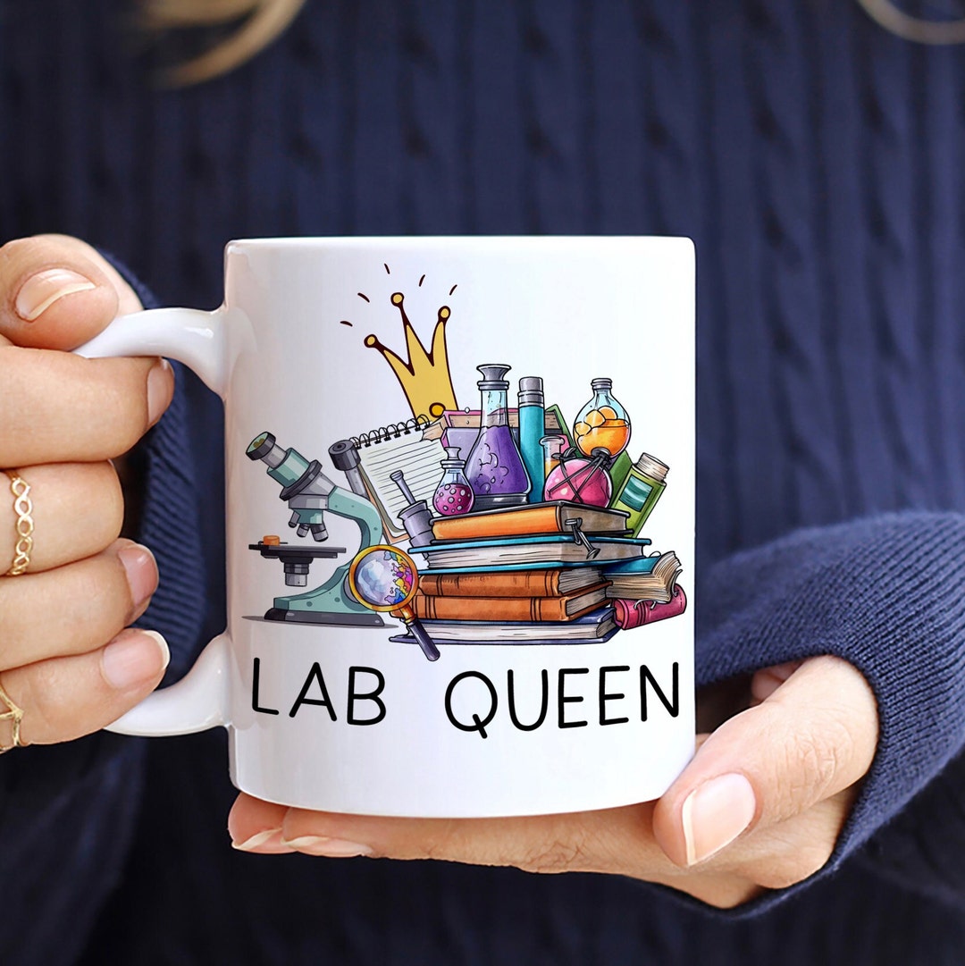 Lab Queen Mug, Chemistry Student Gift for Chemistry Teacher Coffee, Lab ...