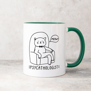 Psychology Cat Gift, Cat Psychology Teacher, Gifts for Feline Lover ...