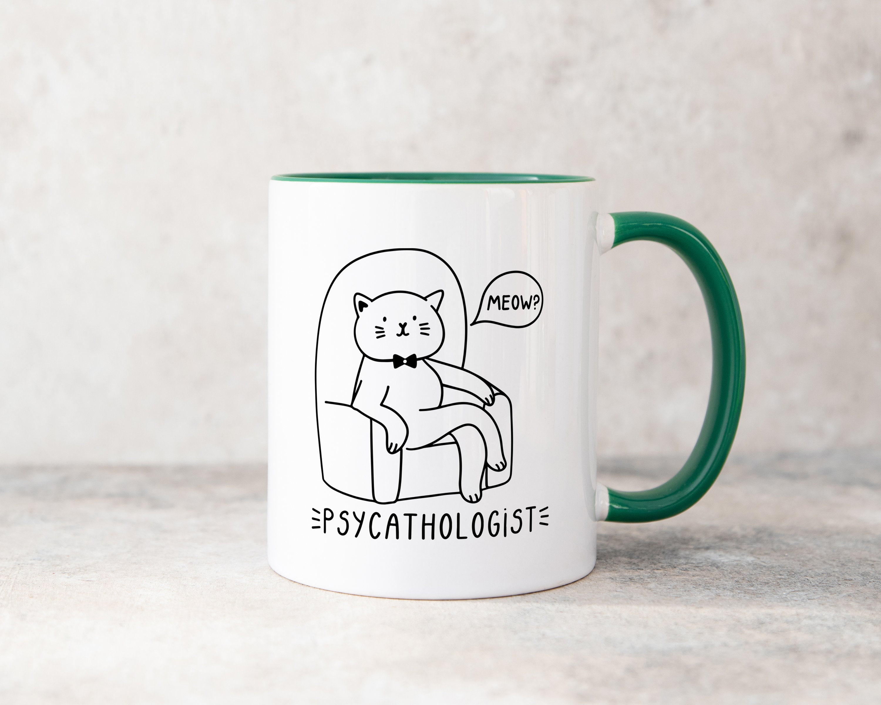 Psychology Cat Gift, Cat Psychology Teacher, Gifts for Feline Lover ...
