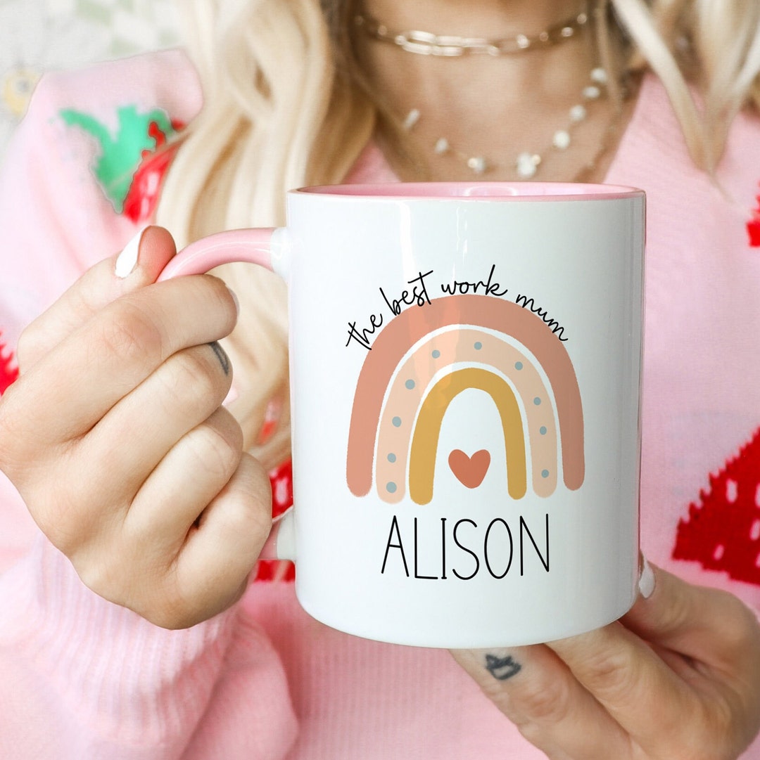 Best Work Mum Mug, Work Mum Gift, Colleague Friend Gift, Favourite ...