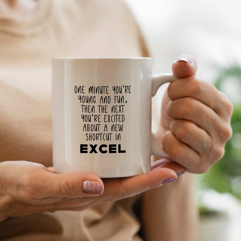 Excel Mug Gifts Funny Excel Mug Spreadsheet Lover - Etsy UK