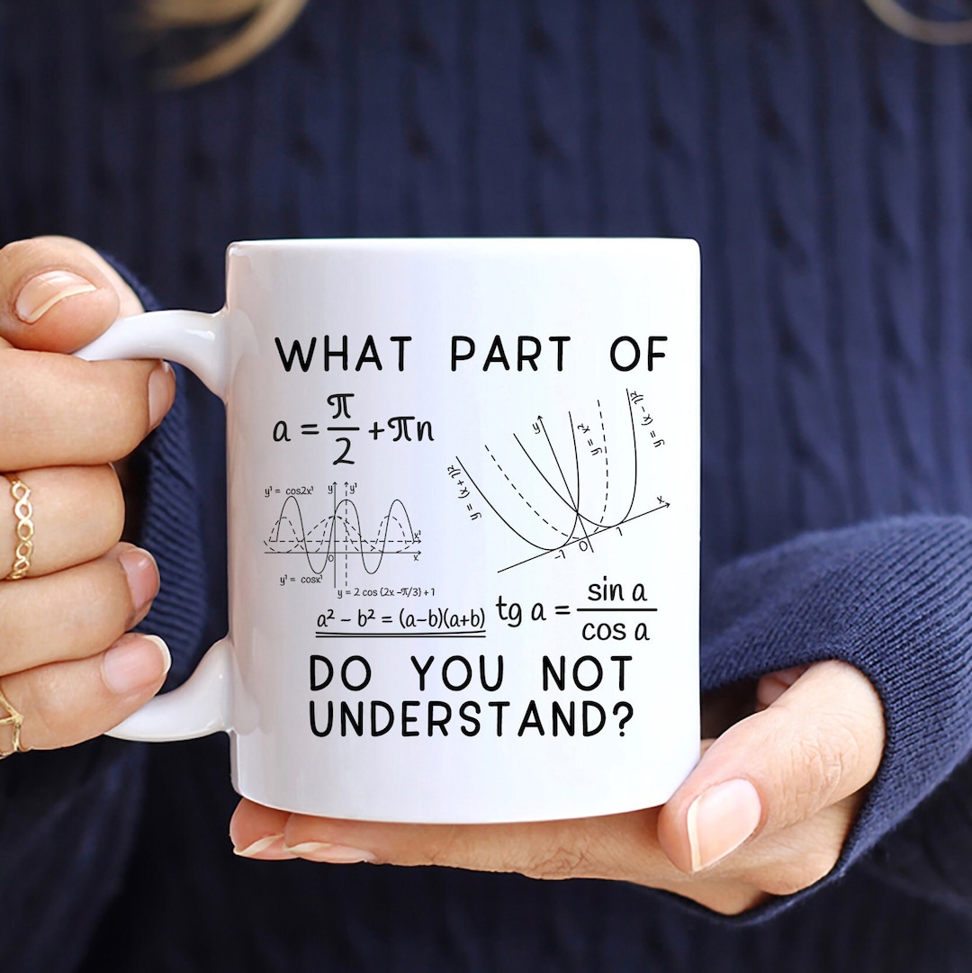 Funny Math Teacher Mug, Gift for Math Geek, Algebra Teacher Gift, Math ...