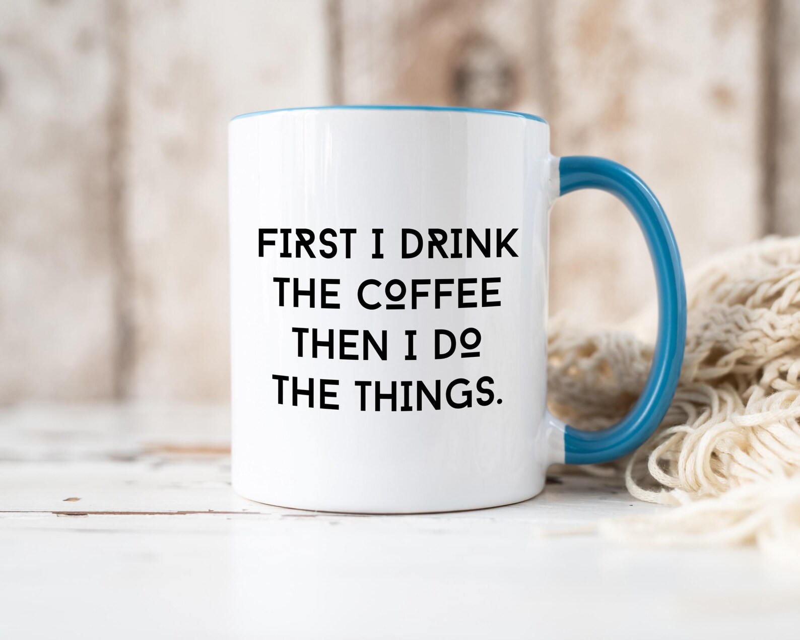 First Coffee Then Things Mug, Funny Coffee Lover Gift - Etsy