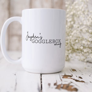 Personalised Gogglebox Mug, Gogglebox Birthday Gift, Gogglebox Fan Gift ...