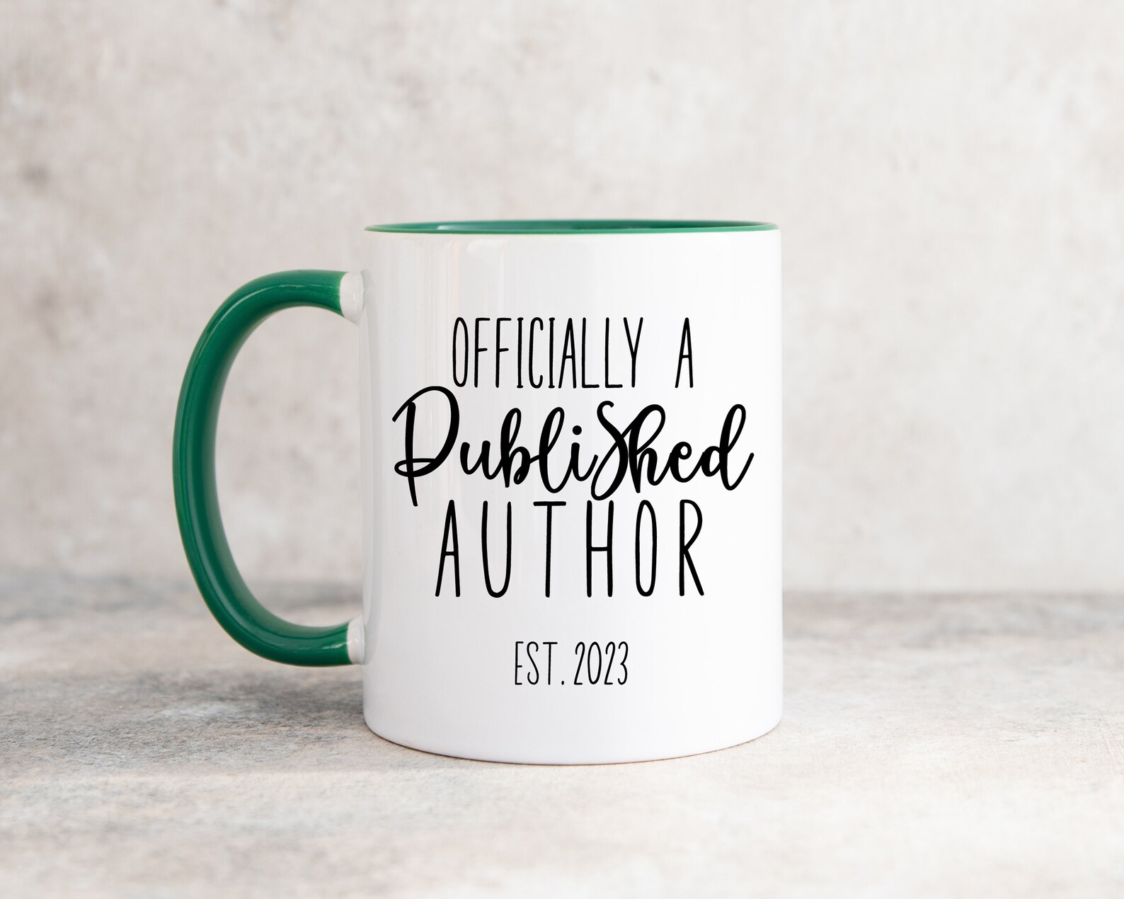 Personalised New Author Gift, Officially a Published Author, Gift for ...