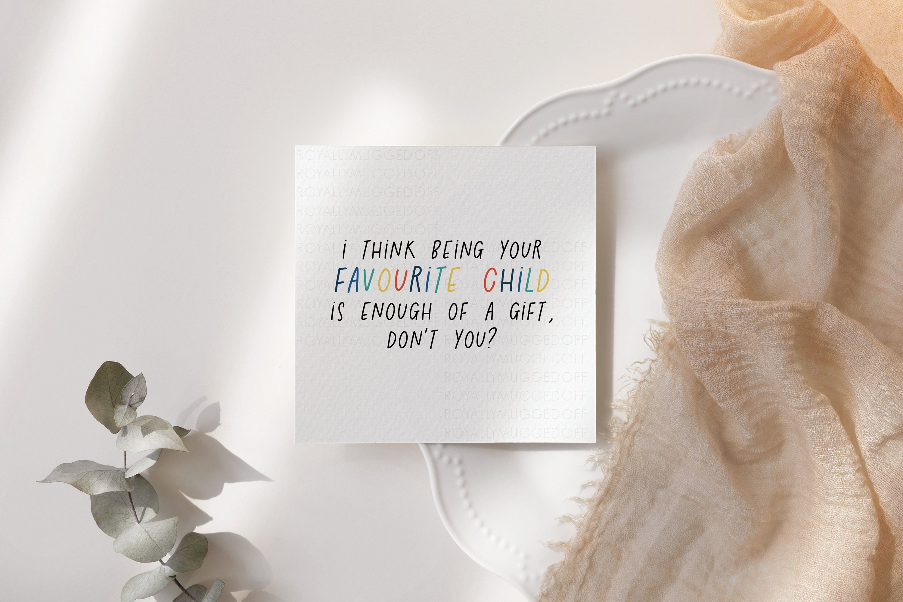 Being Your Favourite Child Favourite Child Mug Funny - Etsy