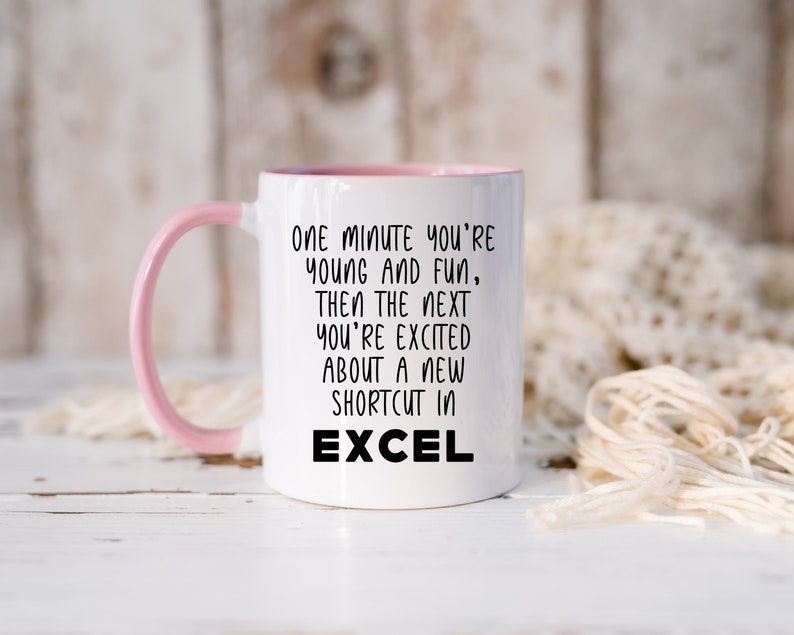 Excel Mug Gifts Funny Excel Mug Spreadsheet Lover - Etsy UK