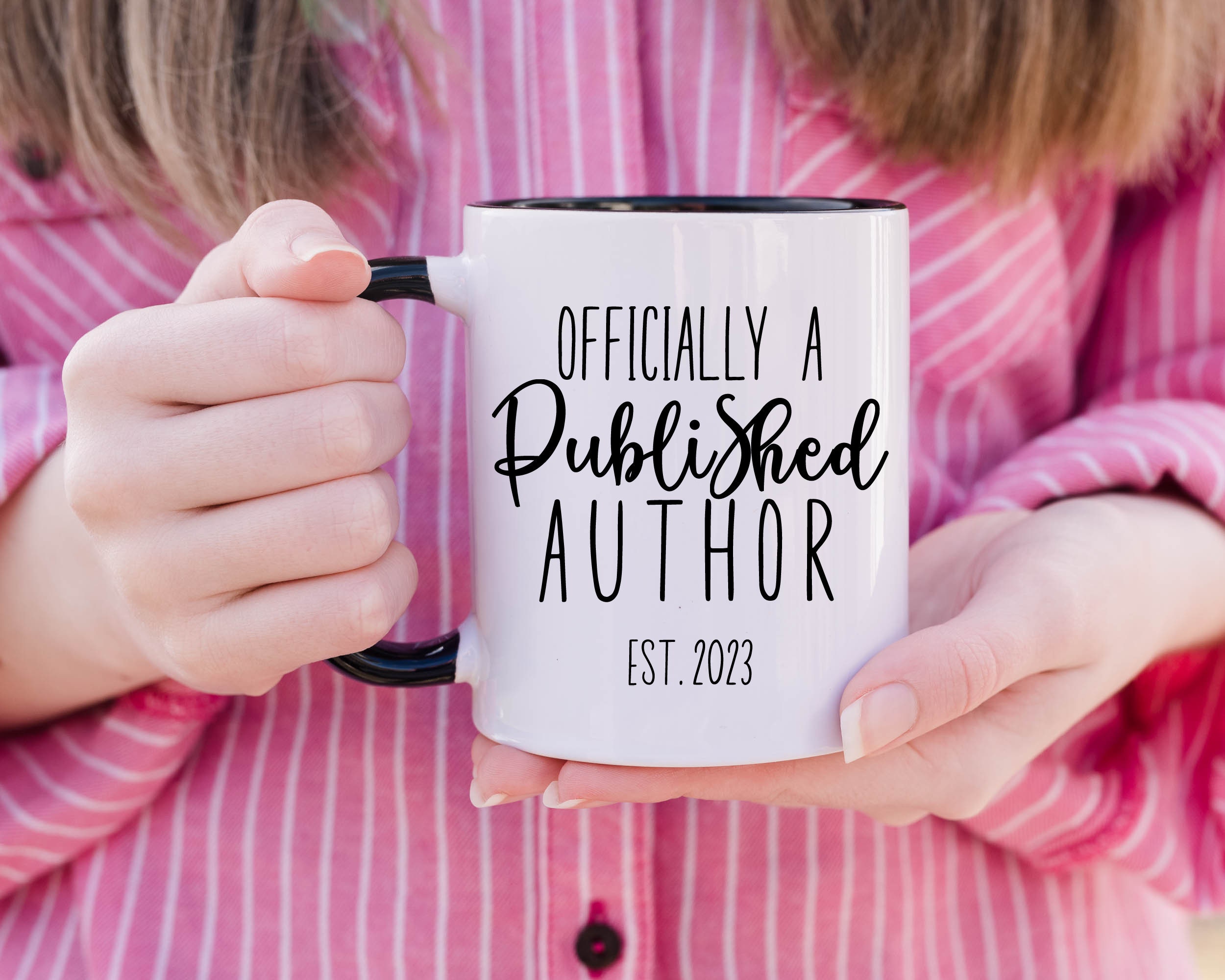 Personalised New Author Gift, Officially a Published Author, Gift for ...