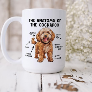 Anatomy of the Cockapoo, Gift for Dog Owner, Dog Lover Gift, Gift for ...