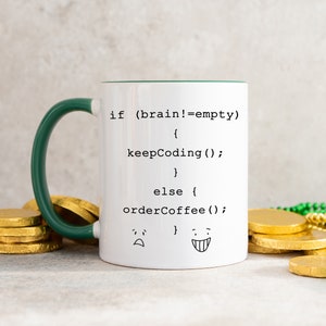 Coding Mug, Code Coffee Mug, Software Developer Gift, Gift for Programmer, Computer Programming ...