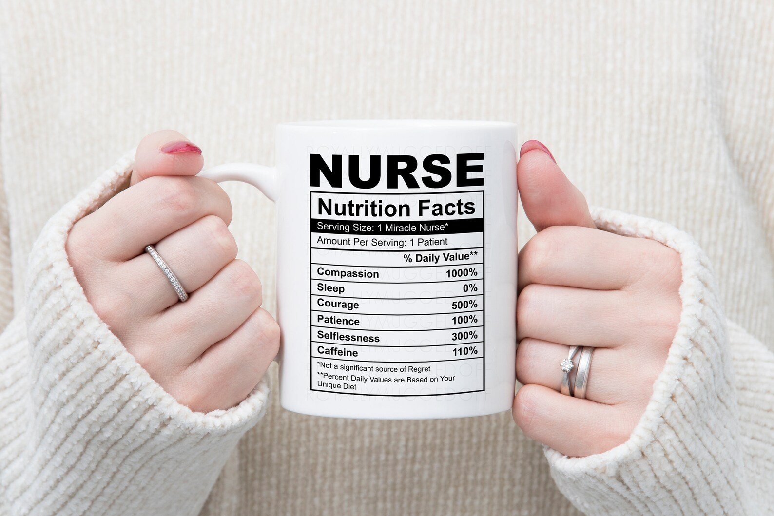 Nurse Nutrition Facts Mug Nurse Gift Graduation Gift for - Etsy
