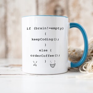 Coding Mug, Code Coffee Mug, Software Developer Gift, Gift for Programmer, Computer Programming ...