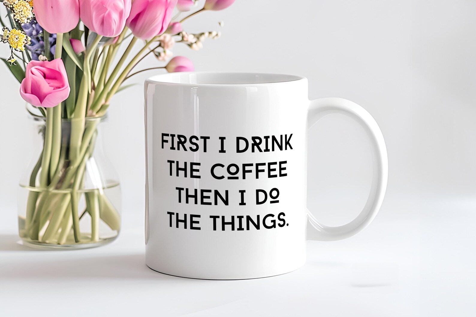 First Coffee Then Things Mug, Funny Coffee Lover Gift - Etsy