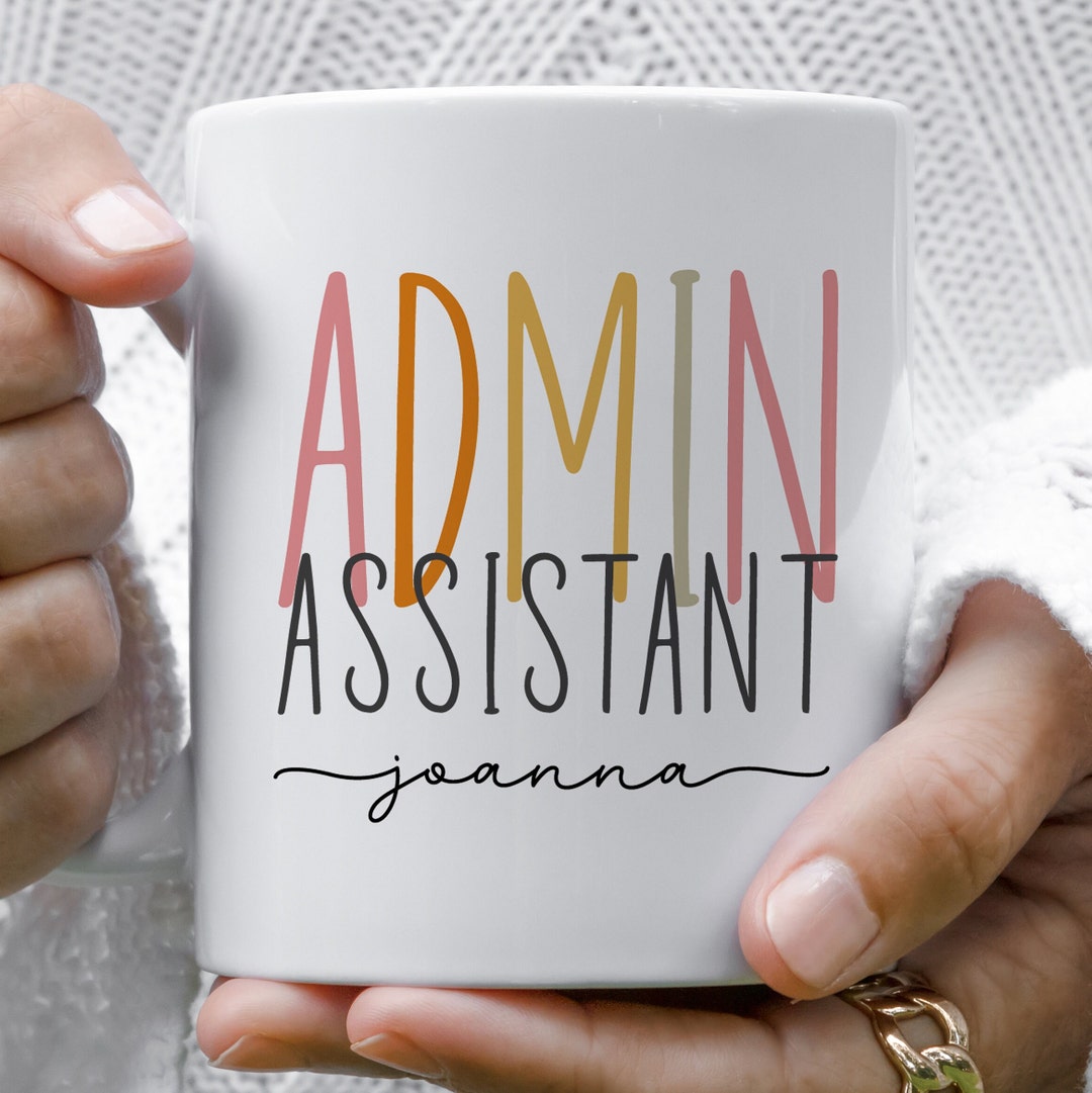 Admin Assistant Personalised Mug, Present for Admin Staff ...