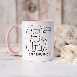 Psychology Cat Gift, Cat Psychology Teacher, Gifts for Feline Lover ...