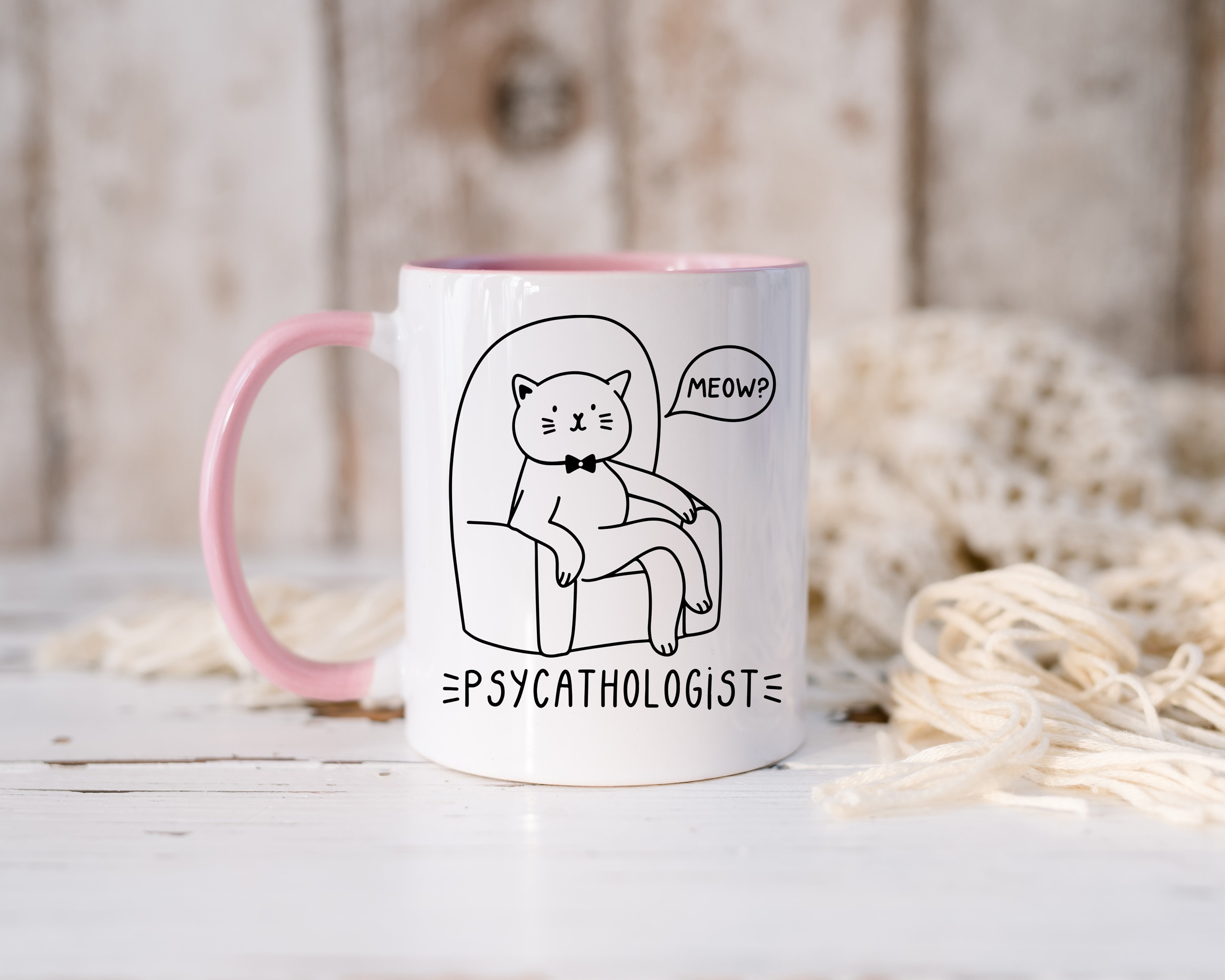 Psychology Cat Gift, Cat Psychology Teacher, Gifts for Feline Lover ...