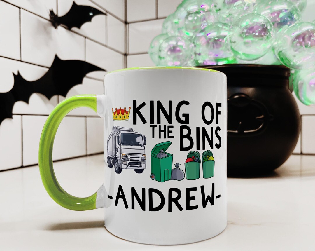 Personalised Bin Man, Council Worker Gift, Refuse Worker Mug, Wheelie ...
