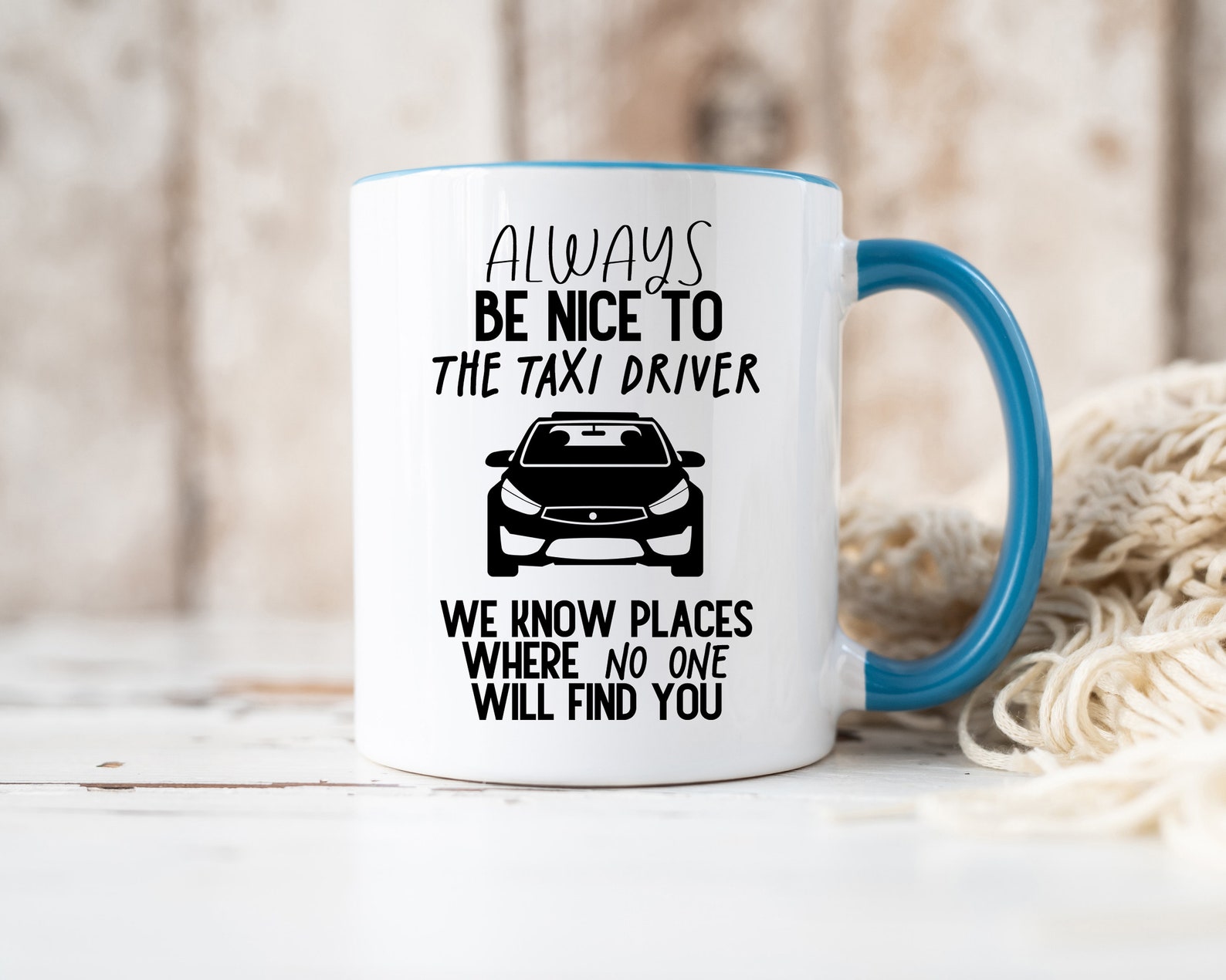 Always Be Nice to the Taxi Driver, Cab Driver Mug, Taxi Driver Gifts ...