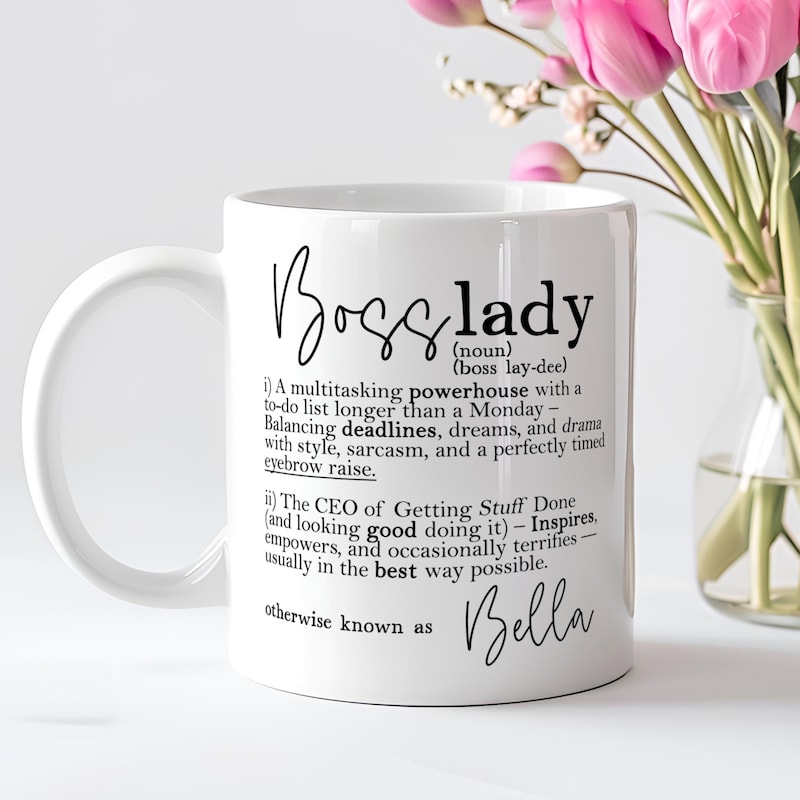 Mugs for Boss Female - Etsy UK