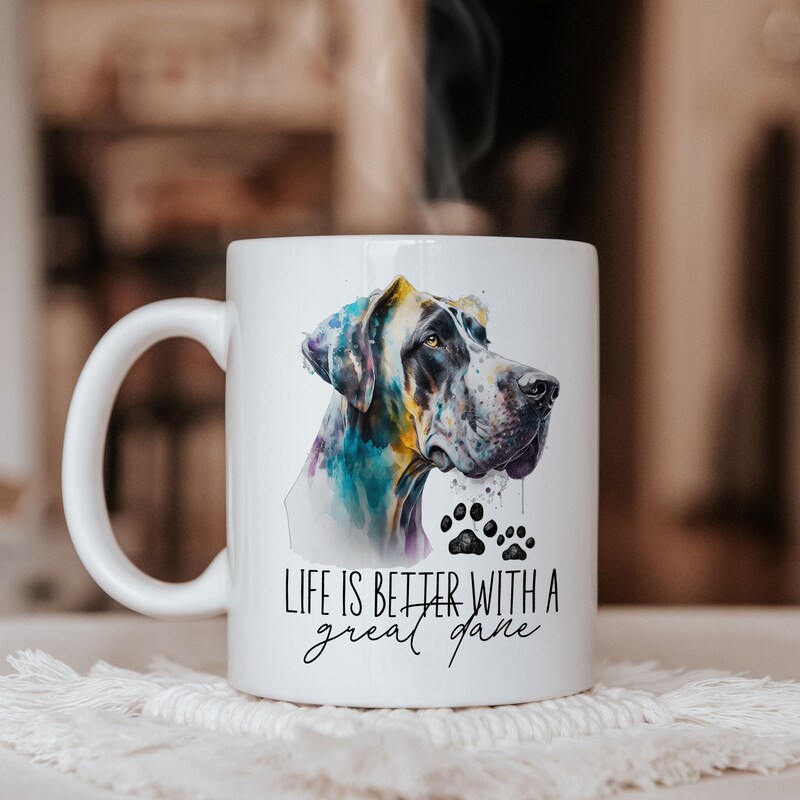 Harlequin Great Dane Mugs - Etsy UK