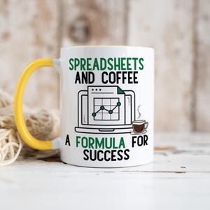 Spreadsheets and Coffee - A Formula for Success, Excel Mug Shortcut ...
