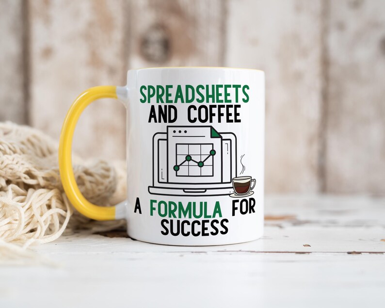 Spreadsheets and Coffee - A Formula for Success, Excel Mug Shortcut ...