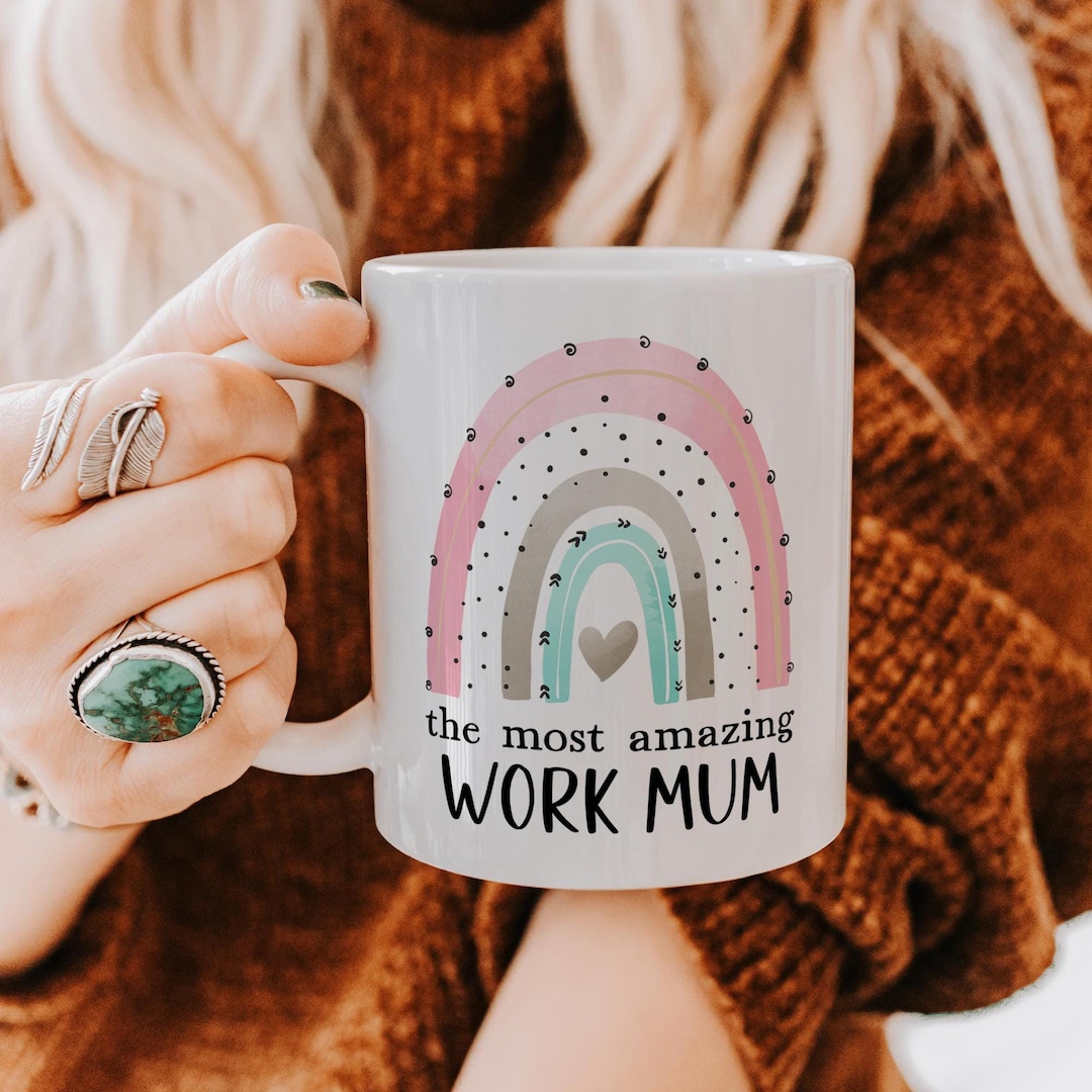 The Most Amazing Work Mum Mug, Work Mum Birthday Gift, Like a Mum to Me ...