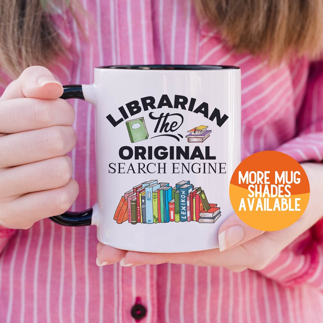 Librarian the Original Search Engine Gift for Librarian - Etsy