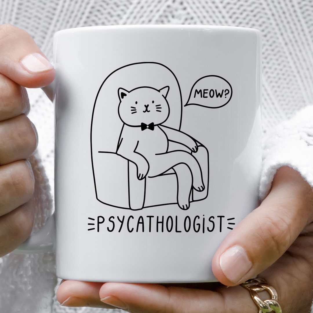 Psychology Cat Gift Cat Psychology Teacher Gifts for Feline - Etsy UK