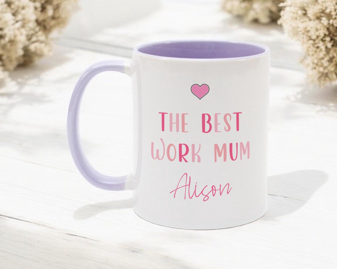 Best Work Mum Mug, Work Mum Gift, Coworker Friend Gift, Favourite ...