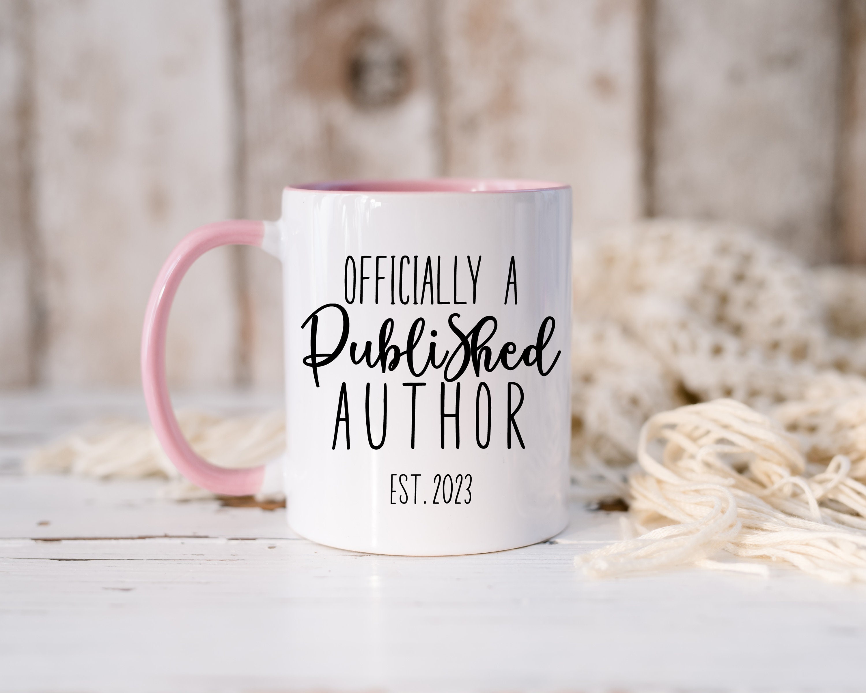 Personalised New Author Gift, Officially a Published Author, Gift for ...