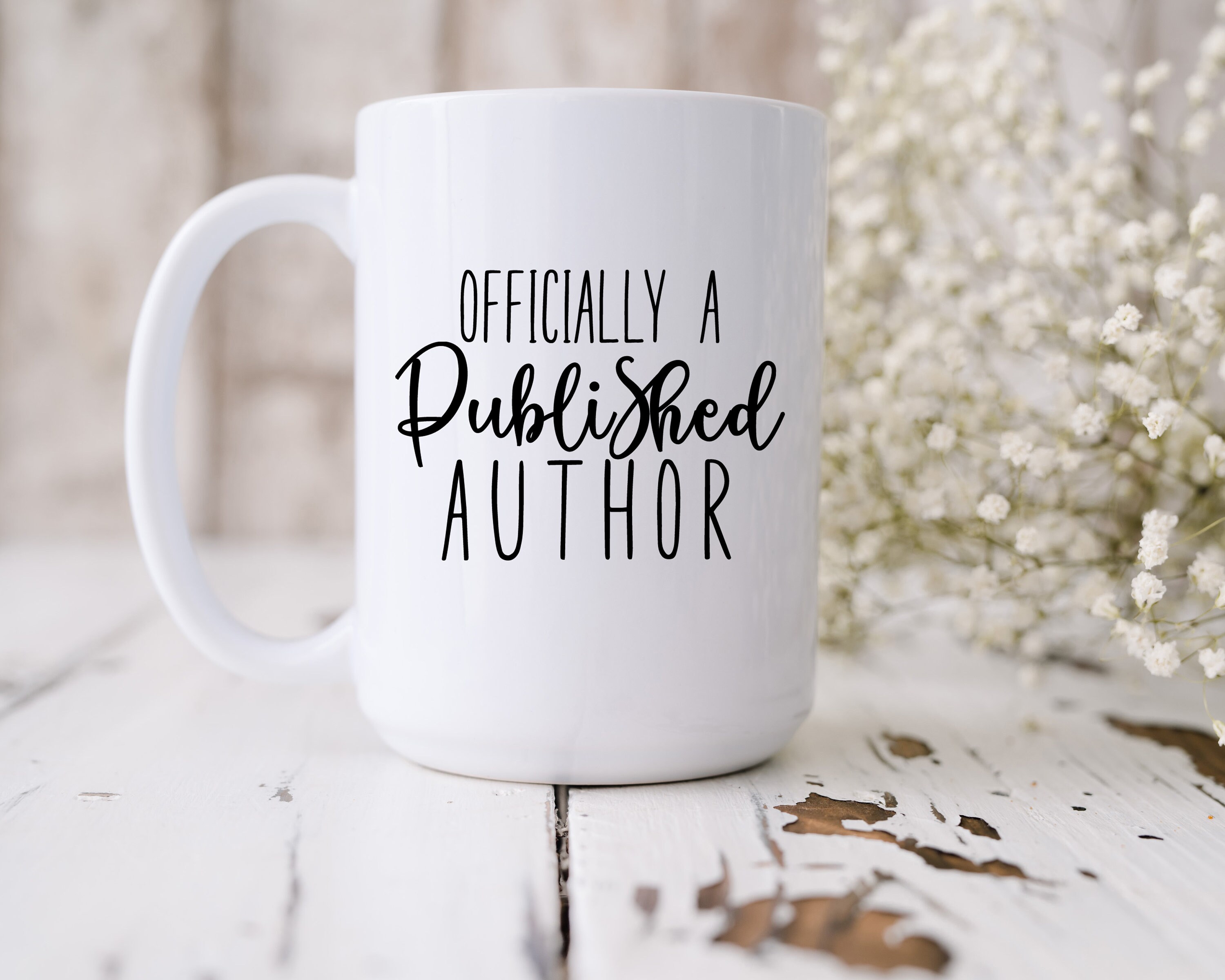 Personalised New Author Gift, Officially a Published Author, Gift for ...