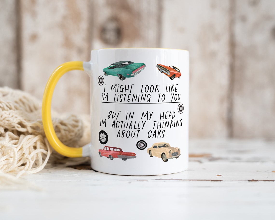 Car Lover Mug, Classic Car Gift, Automotive Enthusiast - Etsy