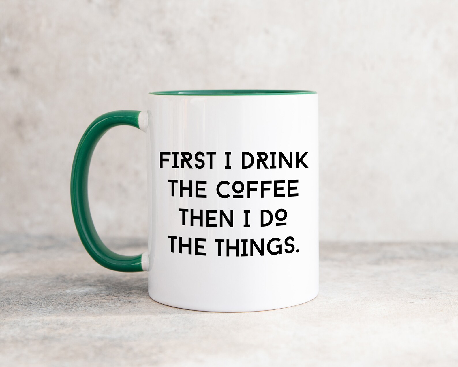 First Coffee Then Things Mug, Funny Coffee Lover Gift - Etsy