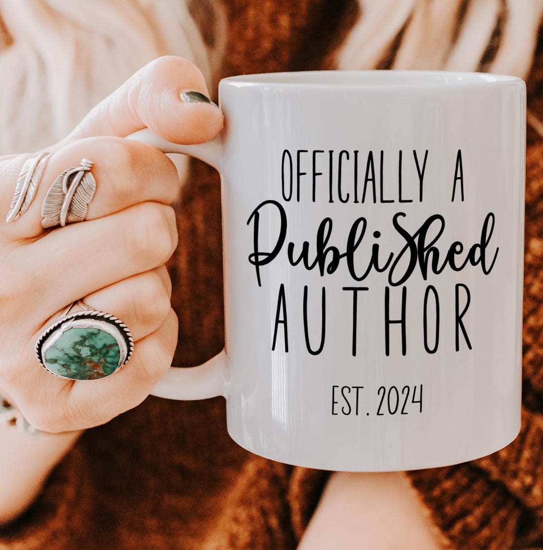 Personalised New Author Gift, Officially a Published Author, Gift for ...