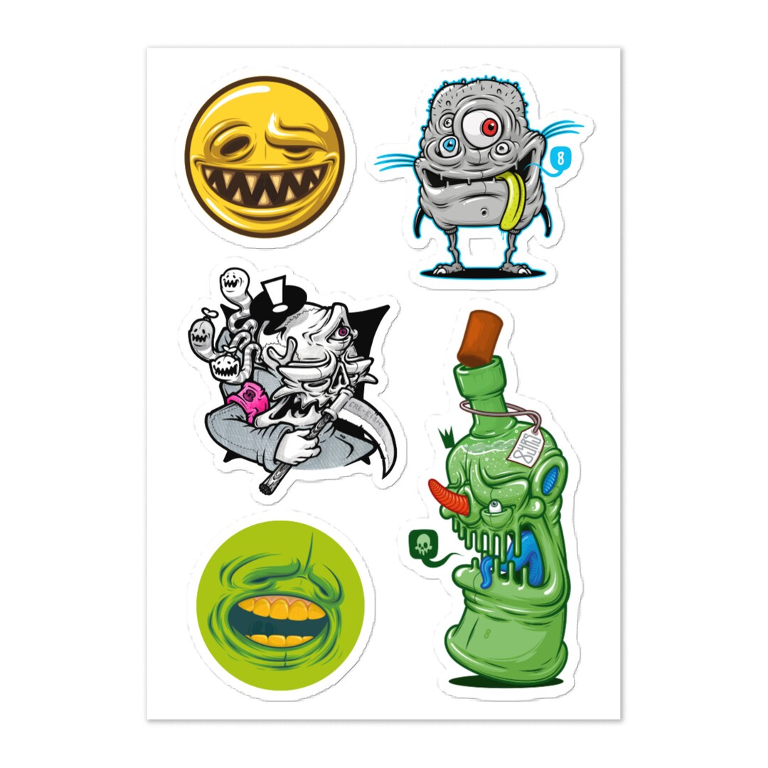 Cre-ei8ht Sticker Sheet - Etsy