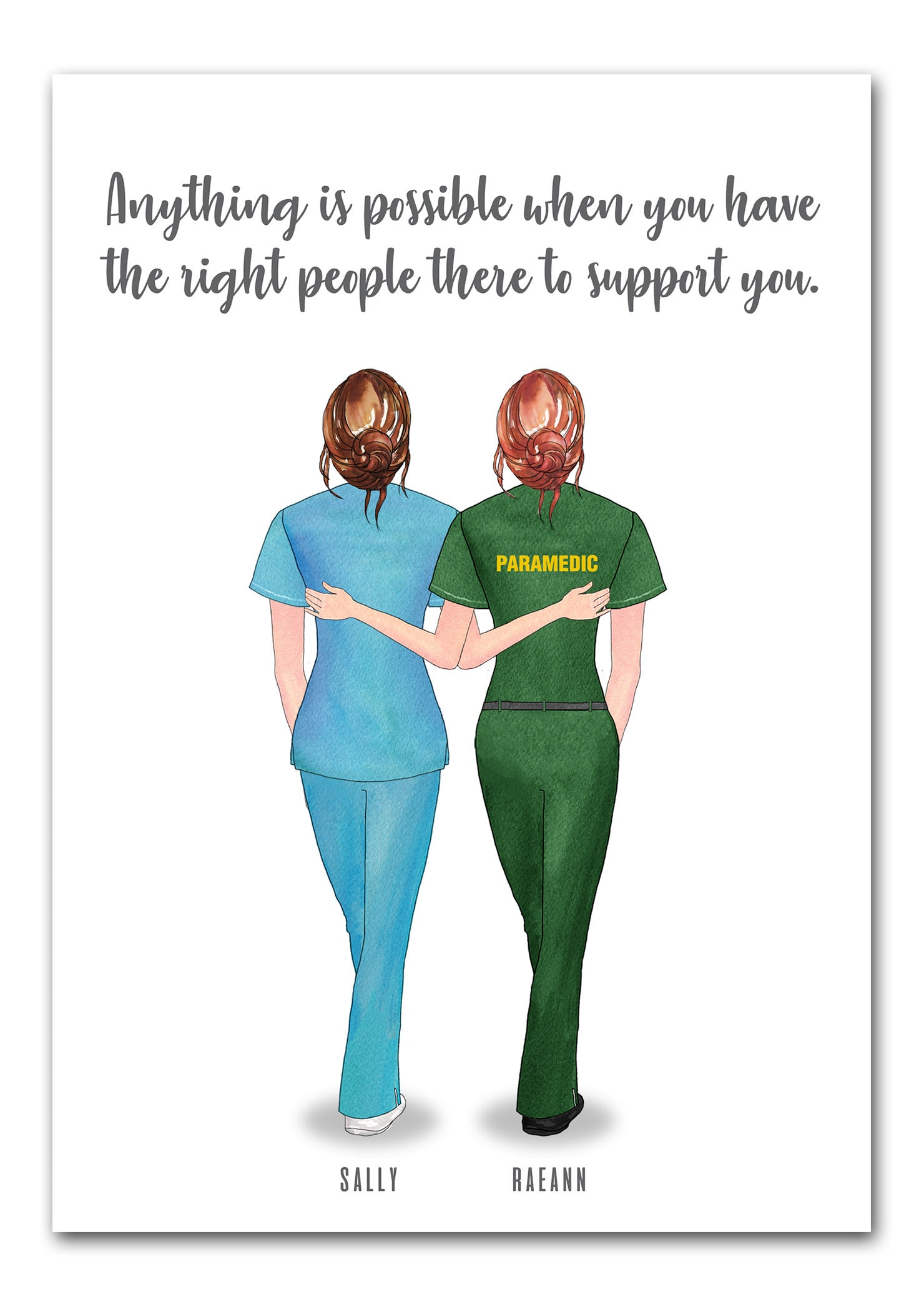 Nurse Best Friends Personalised Nurse Gift Paramedic & | Etsy UK