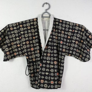 Hanten Jacket- Sashiko Stitch/ Black - Etsy Hanten Jacket- Sashiko Stitch/ Black - Etsy