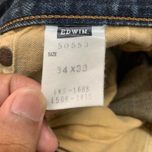 Vintage Edwin 505 Ripped Selvedge Distressed Men Denim Made in Japan ...