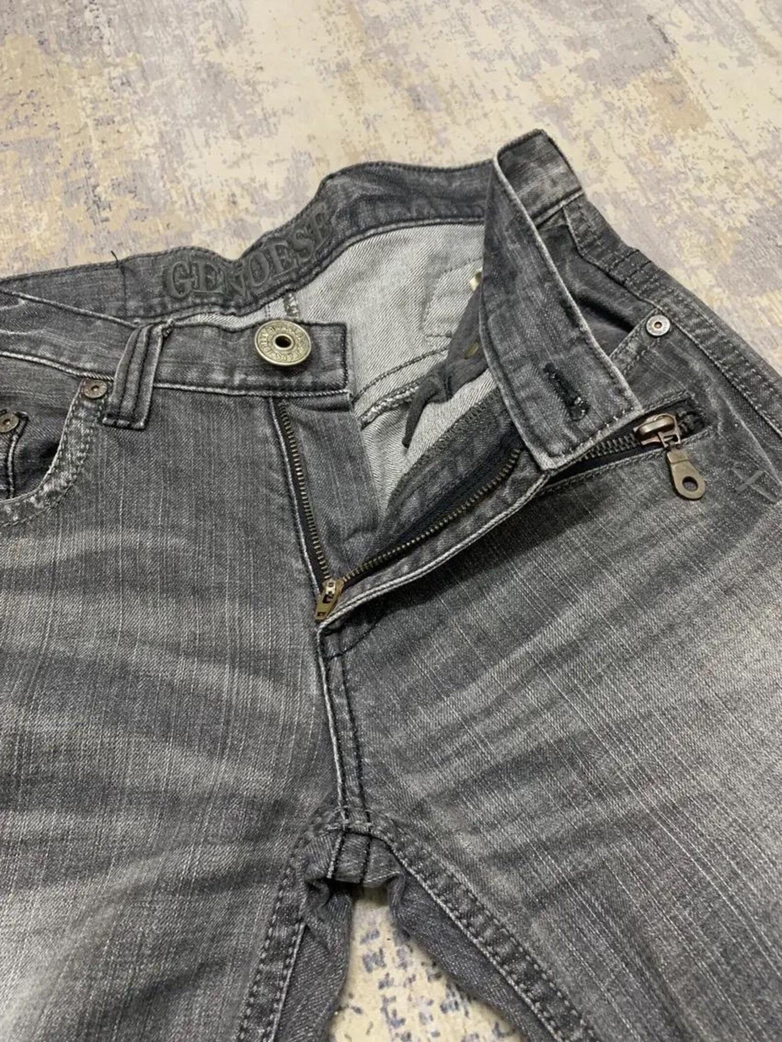Vtg Japanese Brand Genoese Jeans Men Clothing Vintage Embroidered High ...