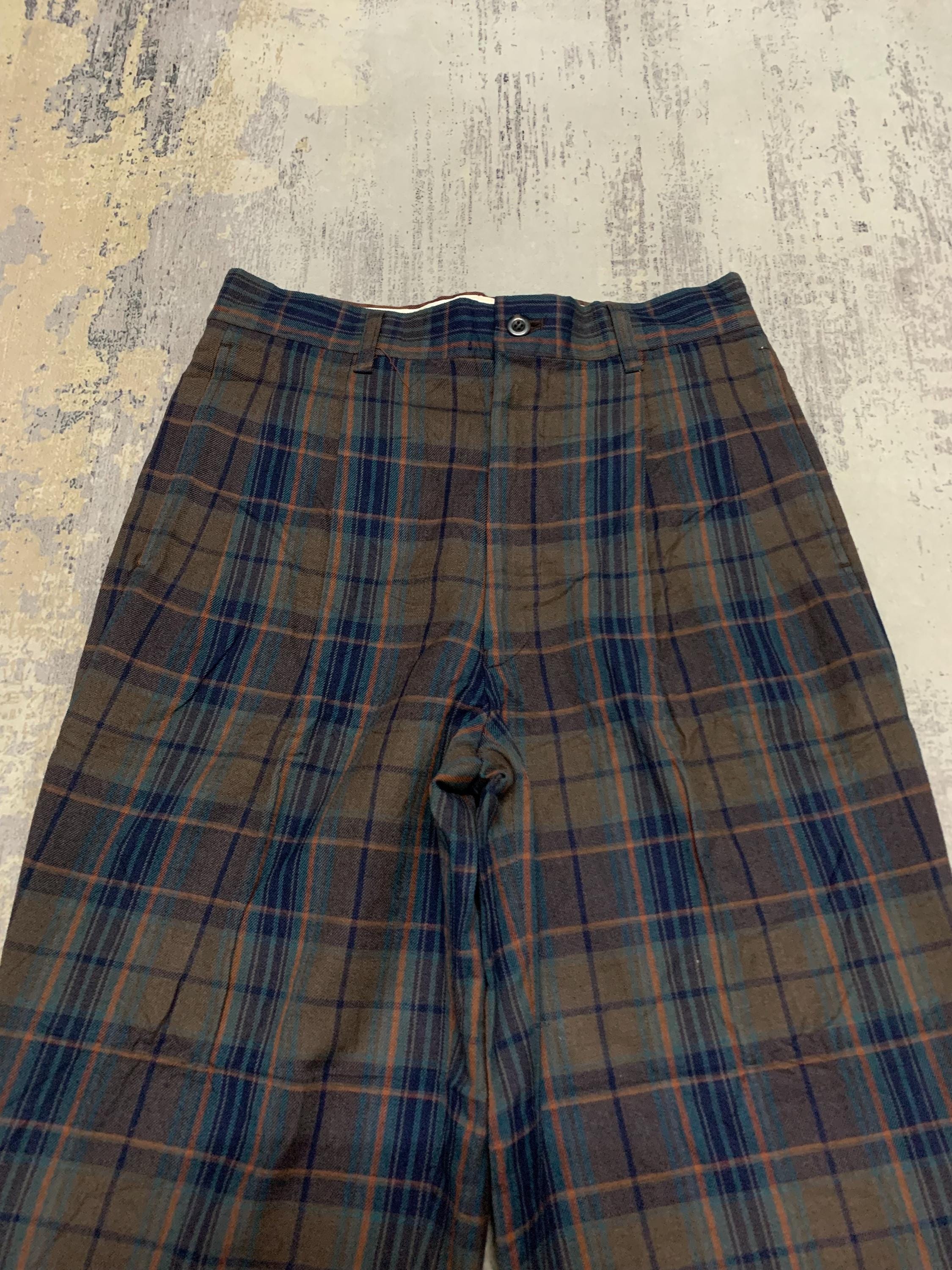 Vintage 70s Style Plaid Checkered Men Fashion Japanese Brand Tartan ...