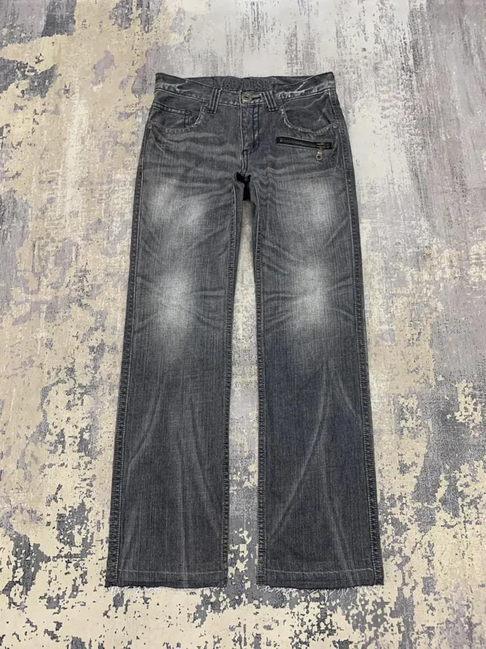 Vtg Japanese Brand Genoese Jeans Men Clothing Vintage Embroidered High ...