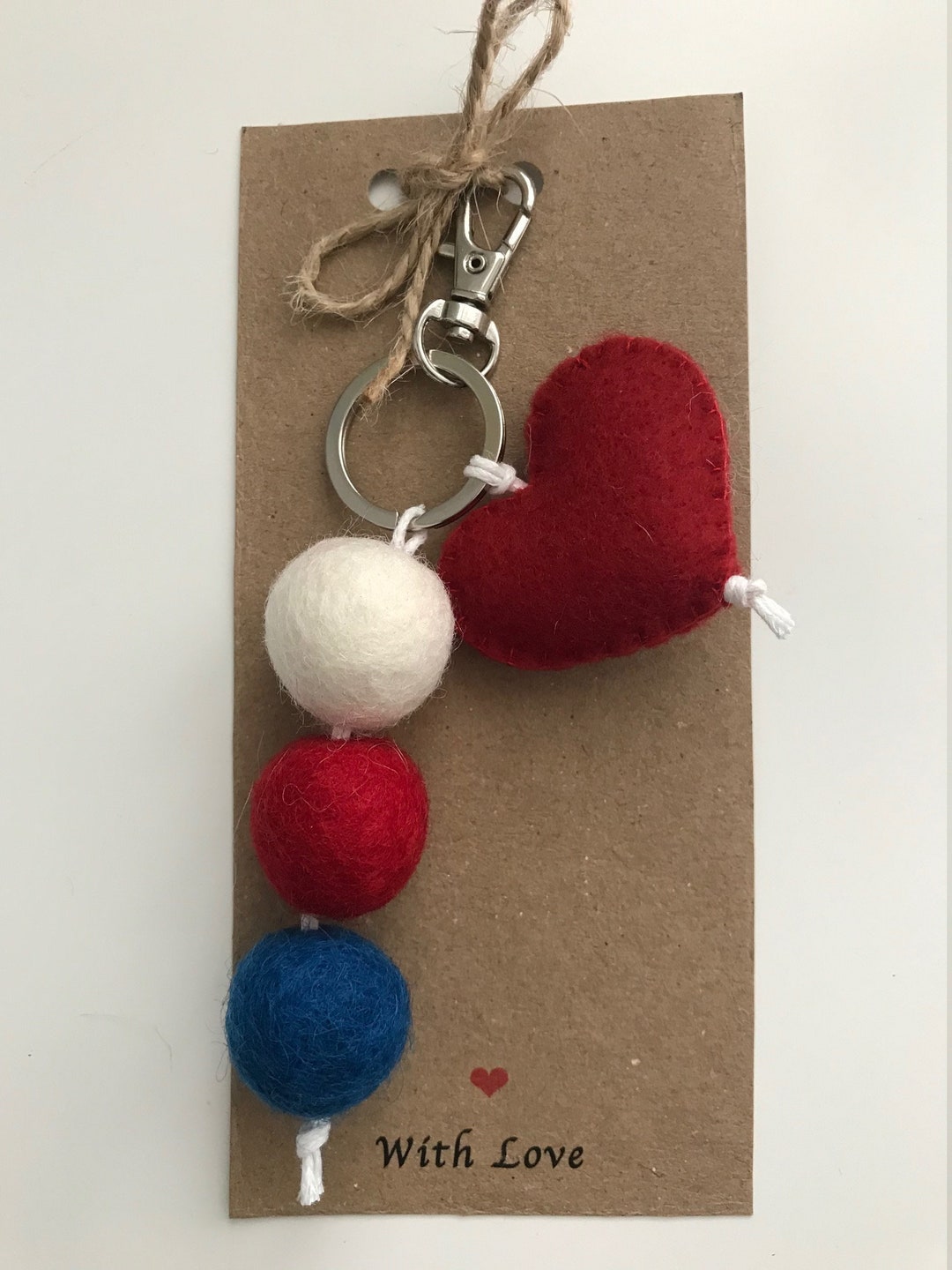 Valentine's Day Key Ring Valentines Gift Stocking - Etsy