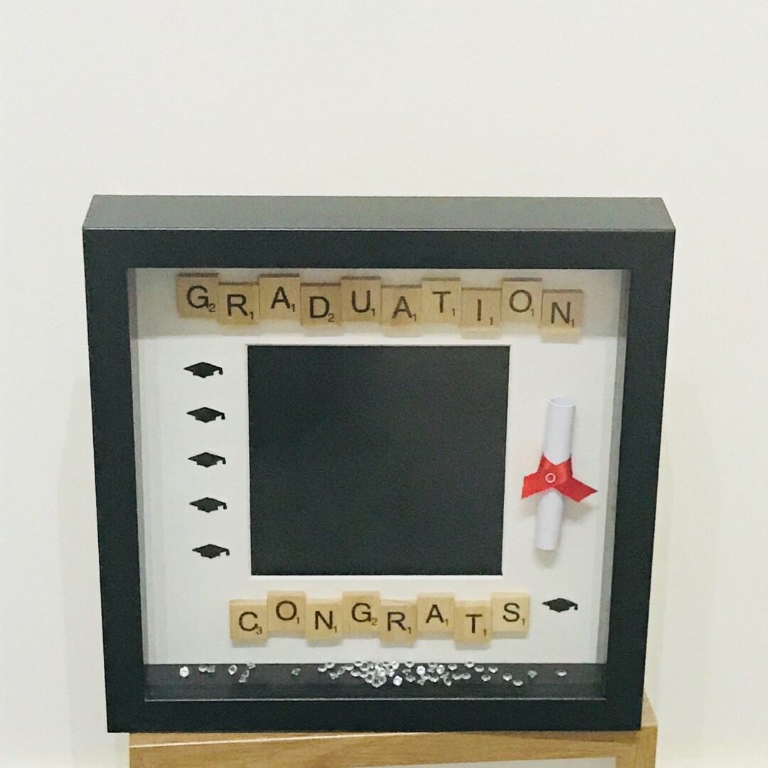 Graduation Scrabble Letter Photo Frame, Graduation Gifts, Graduation ...