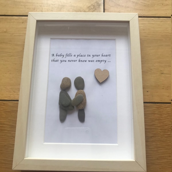 Newborn Pebble Art - Etsy